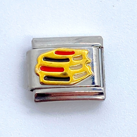 Uberry | Jewelry | Book Stack Uberry Italian Charm Silver Tone | Poshmark